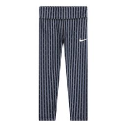 Nike Sportswear Leggings 'ONE' M&auml;dchen Gr&ouml;&szlig;e 116 basaltgrau / schwarz / wei&szlig;