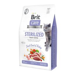 Brit Care GF Sterilized Weight Control Katzen-Trockenfutter getreidefrei 2kg