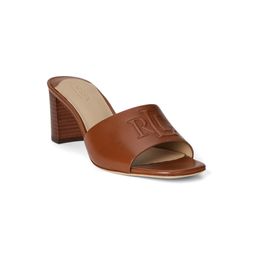 Lauren by Ralph Lauren Lauren Ralph Lauren Pantolette 'EVERLEY' Damen Gr&ouml;&szlig;e 38 hellbraun