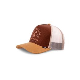 Djinns Cap 'Lazy Barista' Damen Gr&ouml;&szlig;e 55/60 camel / ecru / rostbraun
