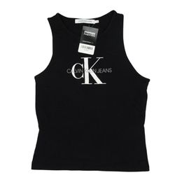 Calvin Klein Jeans Top Damen Gr&ouml;&szlig;e S Second Hand schwarz