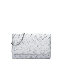 Mascara Clutch female Silver size One Size