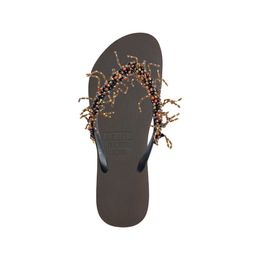 Uzurii Slipper & Pantoletten - Zehentrenner Bahia Salmon - Gr. 35,5 (EU) - in Braun - f&uuml;r Damen