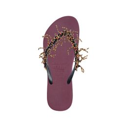 Uzurii Slipper & Pantoletten - Zehentrenner Bahia Salmon - Gr. 41_42 - in Rot - f&uuml;r Damen