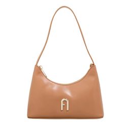 Furla Hobo Bags - Furla Diamante Mini Shoulder Bag - Gr. unisize - in Braun - f&uuml;r Damen