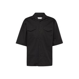 TOPMAN Button Up Shirt male Black size XL
