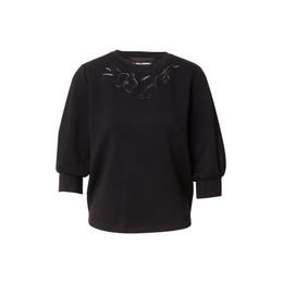 K by KARL LAGERFELD Karl Lagerfeld Sweatshirt 'ORCHID' Damen Gr&ouml;&szlig;e XXL schwarz