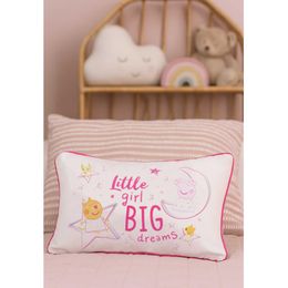 Peppa Pig Peppa Wutz Kissen - Little girl Big dreams 40 x 23 cm in rosa | Gr.: onesize