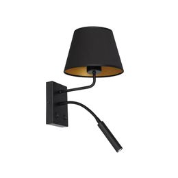 Licht-Erlebnisse Wandlampe (B)20 x (H)38 cm in Schwarz Gold | Gr.: onesize