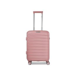Franky London 4 Rollen Kabinentrolley S 55 cm mit Dehnfalte in rose | Gr.: onesize