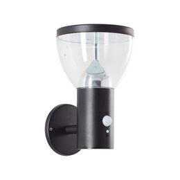 Brilliant LED Au&szlig;enwandleuchte, Solar, 25 cm, 430 lm, 3000 K, Edelstahl, schwarz | Gr.: onesize