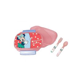 Disney Minnie Mouse Surf Sandwichbox + Besteckset | Gr.: onesize