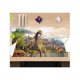 cover-your-desk.de Schreibtischunterlage &ndash; &ldquo;Dinosaurier&ldquo; (L)74 x (B)40 cm | Gr.: onesize