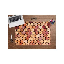 cover-your-desk.de Schreibtischunterlage &ndash; &ldquo;Korkenpyramide&ldquo; (L)60 x (B)40 | Gr.: onesize