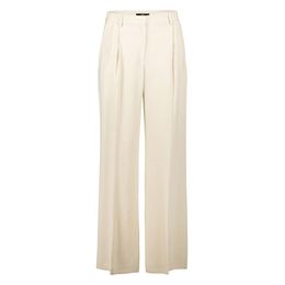 Zero Pleat-Front Pants female Beige size 34
