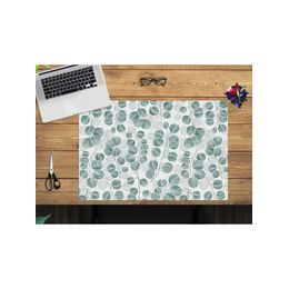 cover-your-desk.de Schreibtischunterlage &ndash; &ldquo;Eucalyptus Muster&ldquo; (L)60 x (B)40 | Gr.: onesize