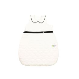 BABY LAL Schlafsack mit "Bubikragen" in Weiß - (L) 70 x (B) 52cm | Gr.: onesize