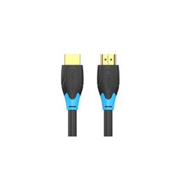 Wisam Kabel HDMI 2.0 - 4K 60Hz, PVC, Aluminium 2m HDMI-Kabel (schwarz) | Gr.: onesize