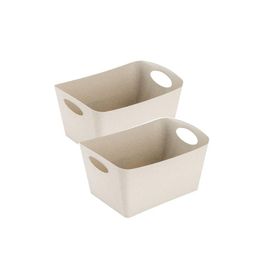 Koziol BOXXX M - Aufbewahrungsbox 3,5l Set in recycled desert sand | Gr.: onesize