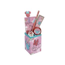 Disney Minnie Mouse Gef&uuml;llter Stifthalter 7-teiliges Set | Gr.: onesize