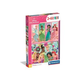 Disney Princess 2x60-teiliges Puzzle Clementoni | Gr.: onesize