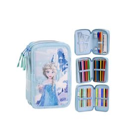 Disney Frozen Federmappe gef&uuml;llt Schuletui & Stiftebox mit Zubeh&ouml;r | Gr.: onesize