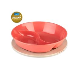 Koziol CONNECT SEPAREE 1,5 * - Menüteller mit Deckel 1,5l in nature coral | Gr.: onesize