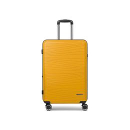 Franky Dallas 3.0 4 Rollen Trolley M 65 cm mit Dehnfalte in yellow | Gr.: onesize