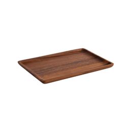 APS Servierbrett in Braun - 25 x 17 cm, H: 1,5 cm | Gr.: onesize