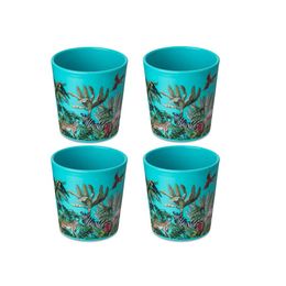Koziol CONNECT CUP S JUNGLE - Becher 190ml Set in organic turquoise | Gr.: onesize