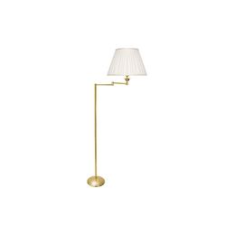 Licht-Erlebnisse Stehlampe (B)72 x (H)162 cm in Messing poliert Weiß | Gr.: onesize