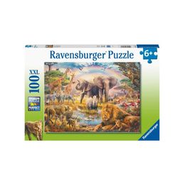 Ravensburger Kinderpuzzle - Afrikanische Savanne - 100 Teile Puzzle für... | Gr.: onesize