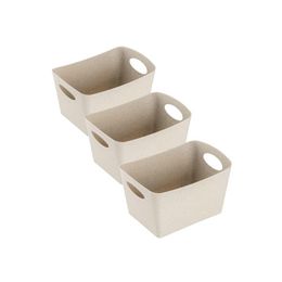 Koziol BOXXX S - Aufbewahrungsbox 1l Set in recycled desert sand | Gr.: onesize