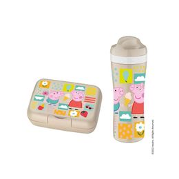 Koziol CANDY L PEPPA PIG + OASE PEPPA PIG - Box + Trinkflasche 425ml Set in organic san | Gr.: onesize