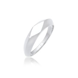 Elli Ring 925 Sterling Silber Pinky Ring, Siegelring in Silber | Gr.: 50