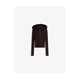 Bershka Knit Cardigan female Brown size M