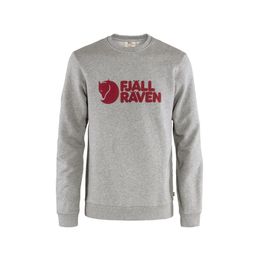 Fj&auml;llr&auml;ven Pullover Fj&auml;llr&auml;ven Logo Sweater in Grau | Gr.: M