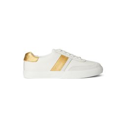 Lauren by Ralph Lauren Lauren Ralph Lauren Sneaker 'BRAYLEE' Damen Gr&ouml;&szlig;e 39.5 gold / wei&szlig;