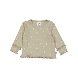 m&uuml;sli Babylangarmshirt in Soft green/ Poetry green/ Mary | Gr.: 80