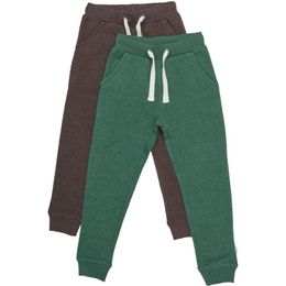 Minymo Kinder Sweat Pants "Basic 36 Sweat Pant (2-Pack)" in Gr&uuml;n | Gr.: 98