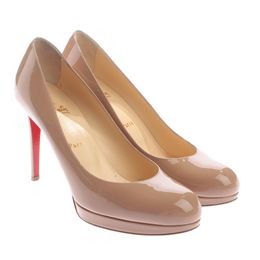 Christian Louboutin Pumps Damen Gr&ouml;&szlig;e 39 Second Hand hellbraun