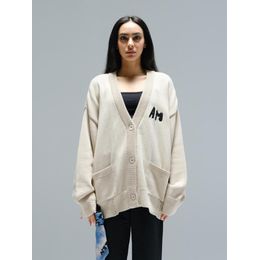 Alessandro Magno Knit Cardigan 'FASHION' female Beige size 3XL