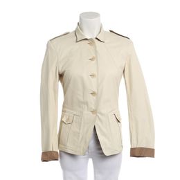 Jil Sander Lederjacke / Ledermantel Damen Gr&ouml;&szlig;e M creme
