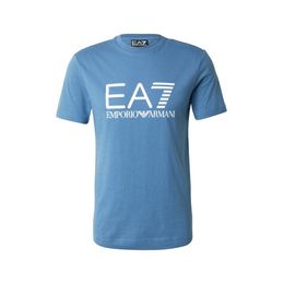 EA7 Emporio Armani T-Shirt Herren Gr&ouml;&szlig;e S blue denim / wei&szlig;