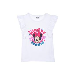 Disney Minnie Mouse T-Shirt ärmellos Sommer in Weiß | Gr.: 128
