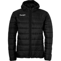 Kempa Trainingsjacke "Puffer Hood Jacket" in Schwarz | Gr.: 164