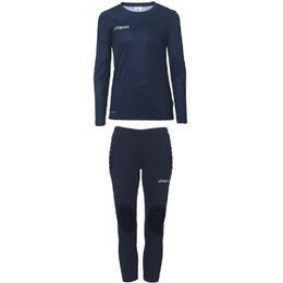 Uhlsport Trainingsanzug "Progressive Torwart Set Junior" in Blau | Gr.: 164
