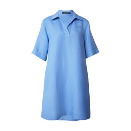 K by KARL LAGERFELD Karl Lagerfeld Shirt Dress female size 32 Sky blue / Black