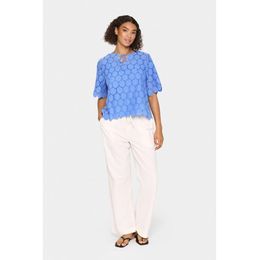 Saint Tropez Kurzarm-Bluse ZojaSZ Lockere Passform in Provence | Gr.: XXL