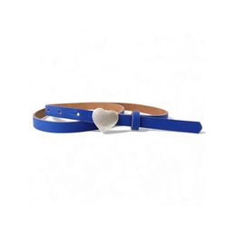 Fronhofer Lederg&uuml;rtel in Kobalt | Gr.: 65 cm